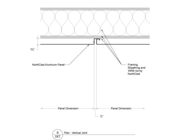 Dual Interlocking Details - No Insulation - NorthClad