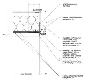 Dual Interlocking Details - Inboard Insulation - NorthClad