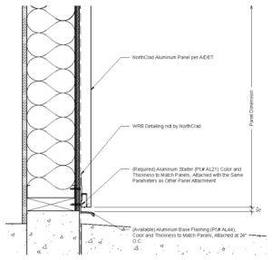 Vertical Stacking Details - Inboard Insulation - NorthClad