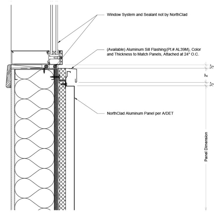 Vertical Stacking Details - Outboard Insulation - NorthClad