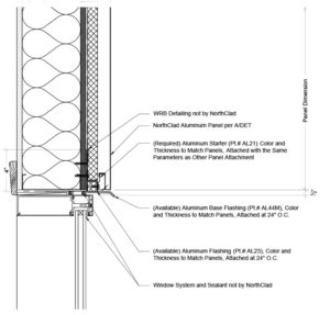 Vertical Stacking Details - Outboard Insulation - NorthClad